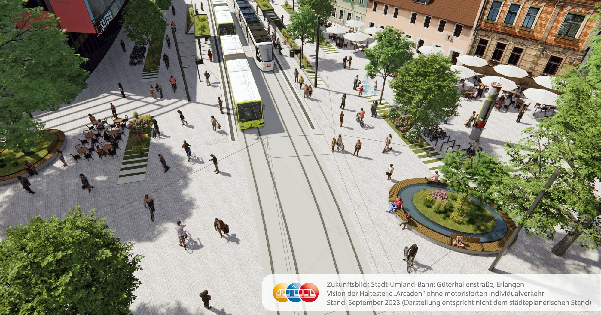 Variantenentscheidung Arcaden gefallen